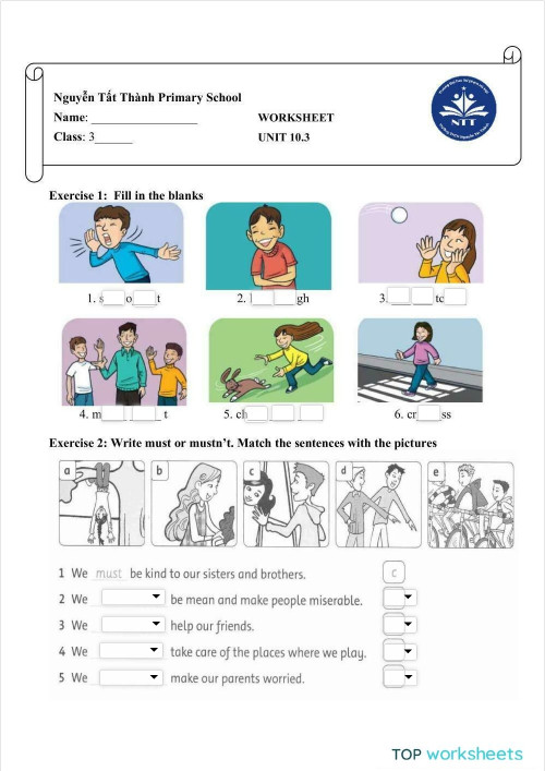 Unit 10.3. Interactive worksheet | TopWorksheets