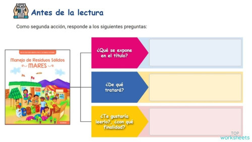 5° 003b - Antes lectura. Ficha interactiva | TopWorksheets