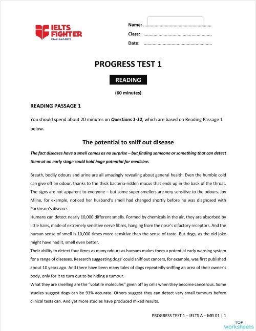 Reading: Personal information. Interactive worksheet | TopWorksheets