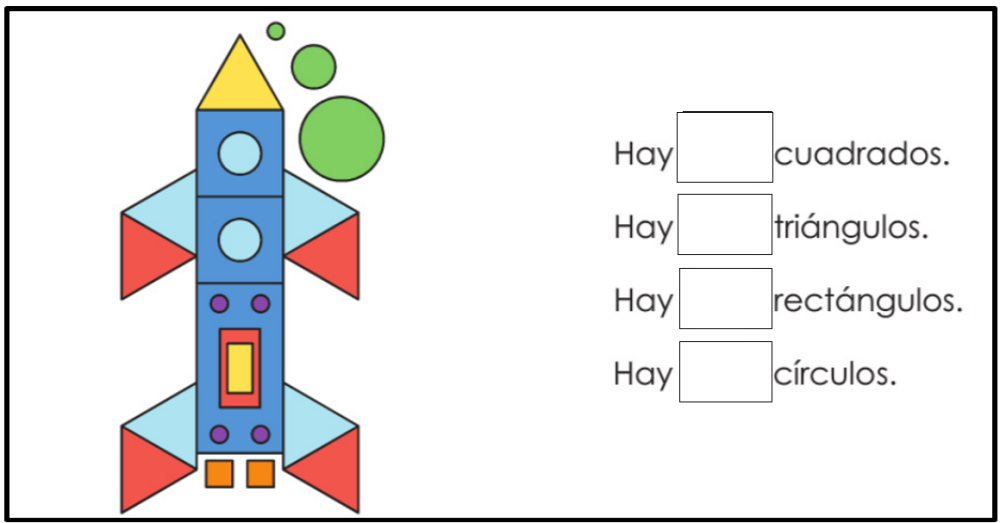 CONTEO DE FIGURAS GEOMÉTRICAS. Ficha interactiva | TopWorksheets