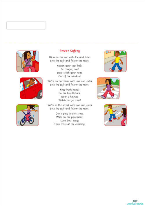 Get Smart 4 - Unit 6 - Song. Interactive worksheet | TopWorksheets