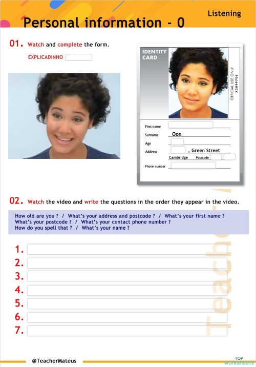 English language: interactive worksheets and online exercises ...