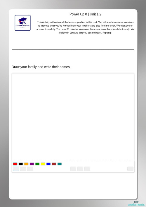 Power Up 0 | Unit 1.2. Interactive worksheet | TopWorksheets