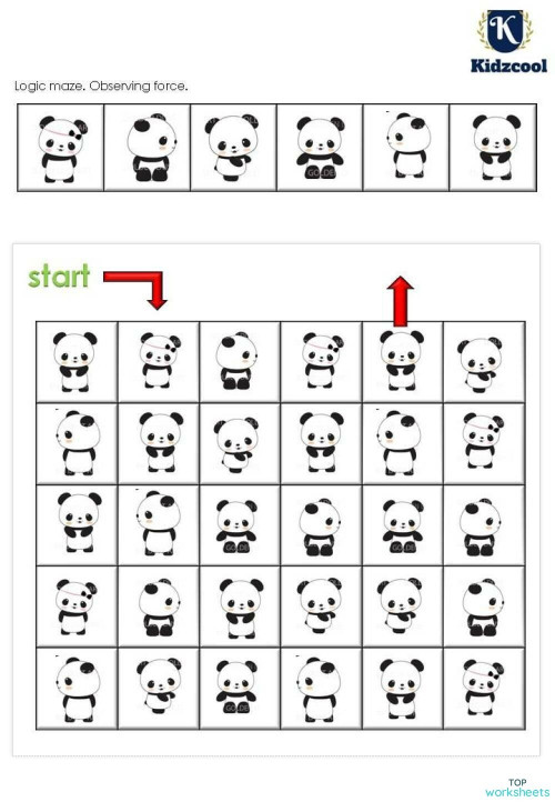 L3 - 2_0 Logic Maze. Interactive worksheet | TopWorksheets