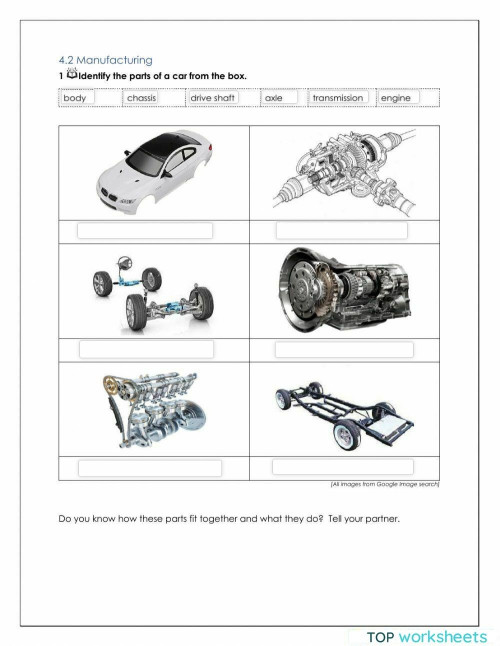 Revision of Technical English 2 Unit 4.2 Manufacuring. Interactive ...