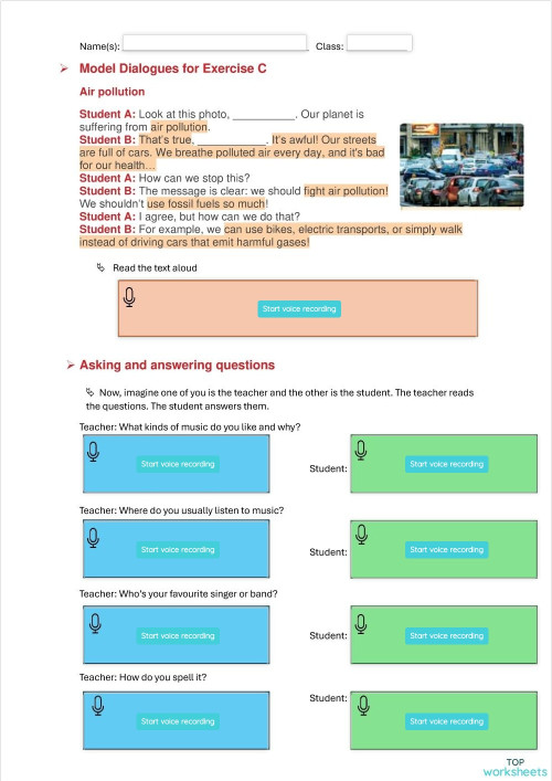 Multitasking. Interactive worksheet | TopWorksheets