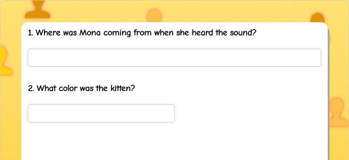“The Lost Kitten”. Interactive worksheet | TopWorksheets