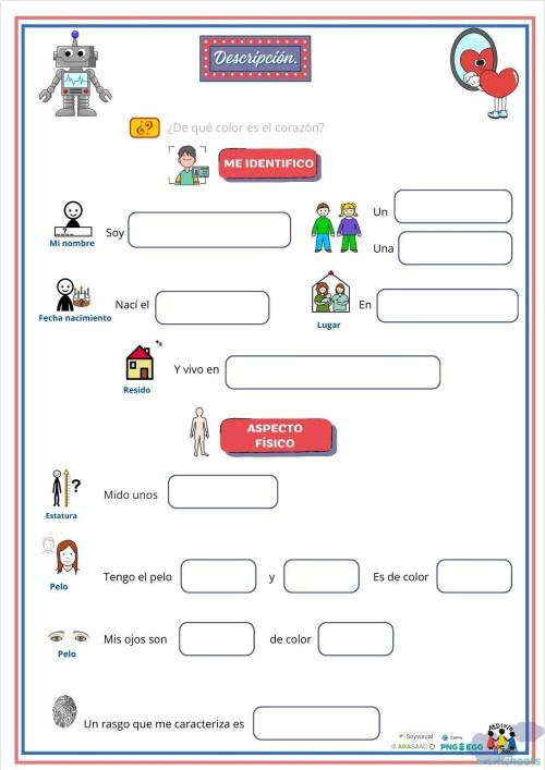 Así soy yo. Ficha interactiva | TopWorksheets