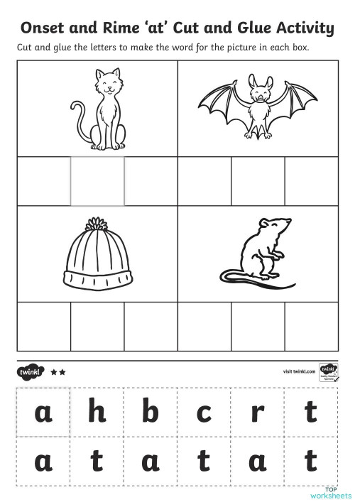 at Words - Foundation Adv - SW. Interactive worksheet | TopWorksheets