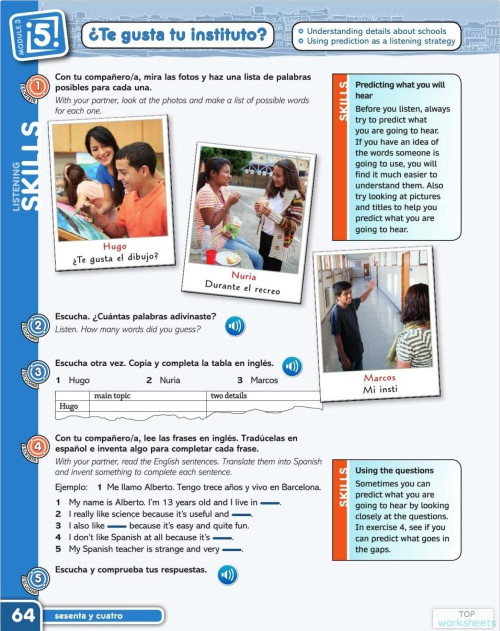 ¿Te gusta? 64. Ficha interactiva | TopWorksheets