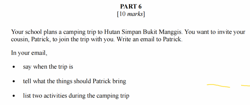 UASA Writing : Part 6- Guide. Interactive worksheet | TopWorksheets