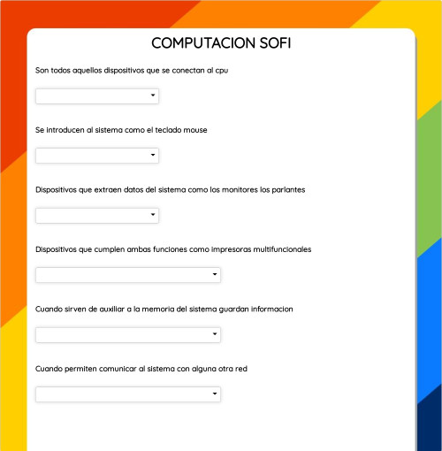 COMPUTACION SOFI. Ficha interactiva | TopWorksheets