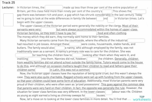 Targeting - unit 3 - Victorian times. Interactive worksheet | TopWorksheets