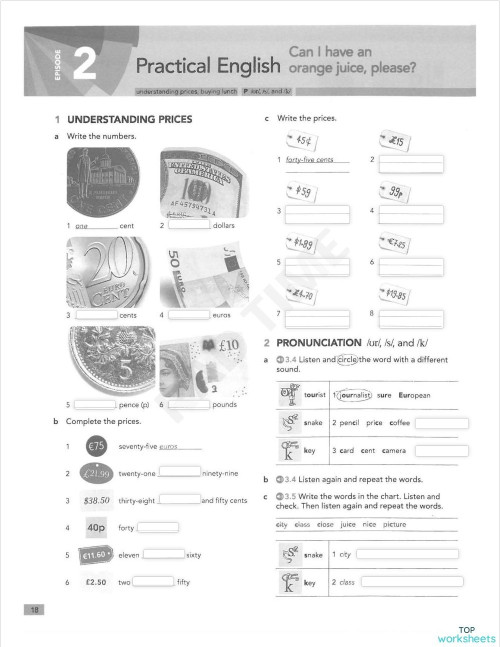 AEF Starter - Practical English 2. Interactive worksheet | TopWorksheets