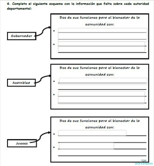 Límites y provincia de Santander. Ficha interactiva | TopWorksheets