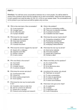 LC Practice 2 - part 3 -4 (05.10). Interactive worksheet | TopWorksheets