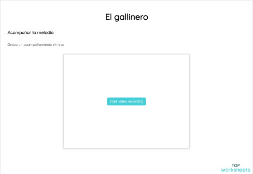El gallinero. Ficha interactiva | TopWorksheets