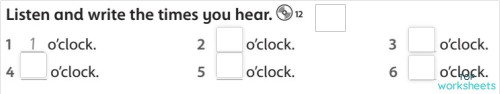 3rd grade Unit 12 Skills time level 3. Interactive worksheet ...