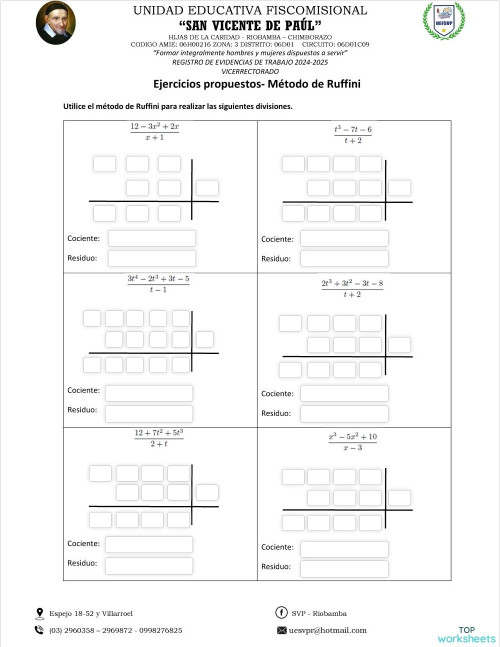 Repartir en partes iguales. Ficha interactiva | TopWorksheets