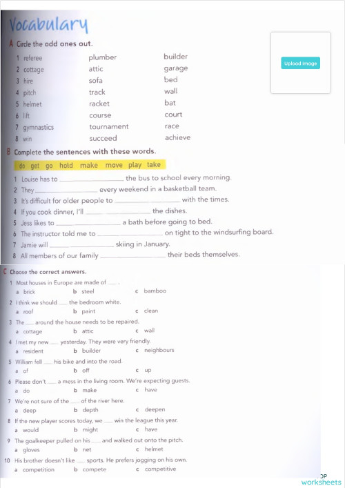Close Up - Unit 5 & 6 Review. Interactive worksheet | TopWorksheets