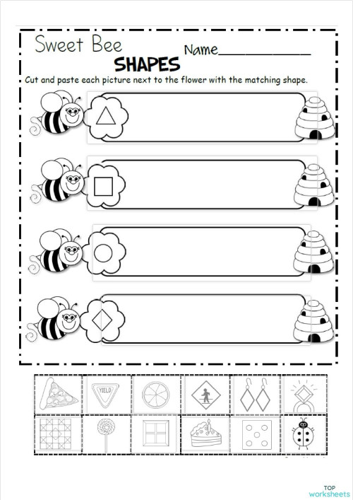 Shape classification. Ficha interactiva | TopWorksheets