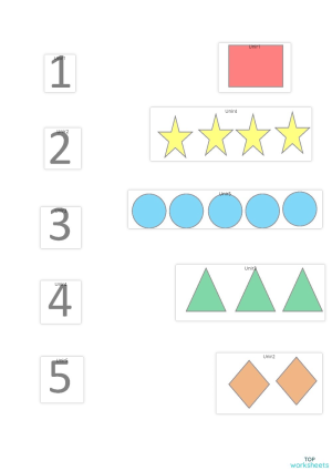 CONTAR FIGURAS GEOMÉTRICAS. Ficha interactiva | TopWorksheets
