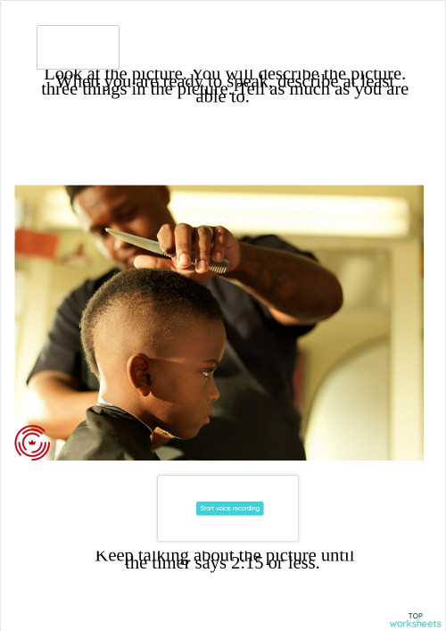 Speaking and Writing Practice 2. Interactive worksheet | TopWorksheets