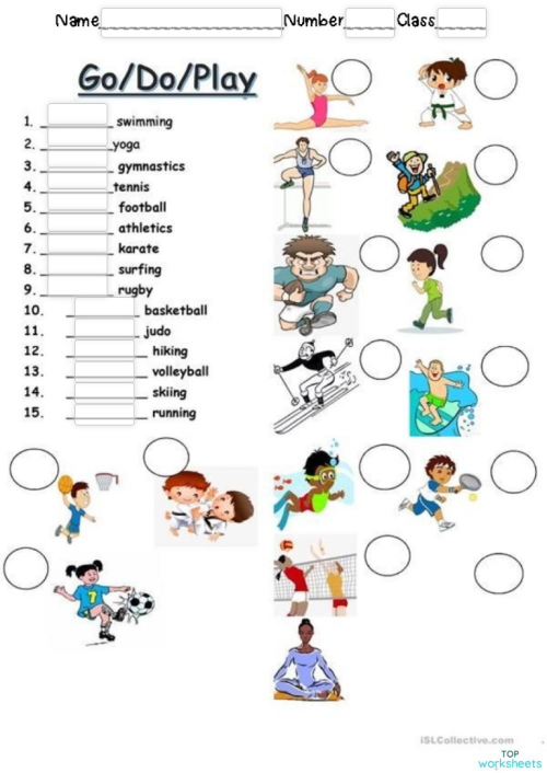 Worksheet 4 Go/Do/Play ใบงานเชิงโต้ตอบ | TopWorksheets