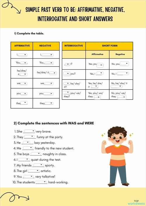 Have to / has to. Interactive worksheet | TopWorksheets