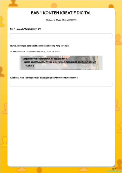 LKPD TIK Kelas 4. Lembar kerja interaktif | TopWorksheets