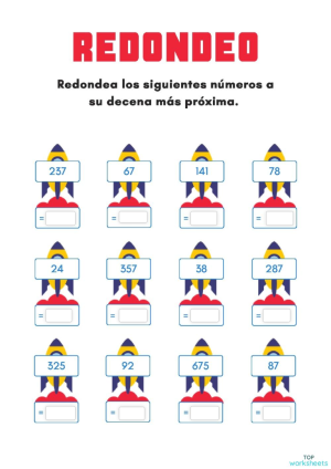 Redondeo. Ficha interactiva | TopWorksheets