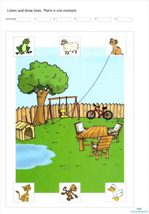 What is he doing?. Interactive worksheet | TopWorksheets