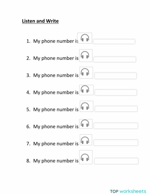 Listening Practice Numbers at Elaina Munoz blog