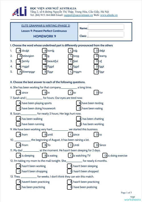 Interactive worksheets and online exercises free creator | TopWorksheets