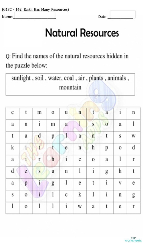 How We Use Water. Interactive worksheet | TopWorksheets