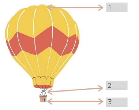Hot air balloon. Interactive worksheet | TopWorksheets