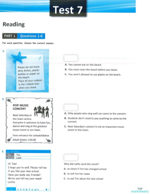 KET - TEST 7 - SCC. Interactive worksheet | TopWorksheets