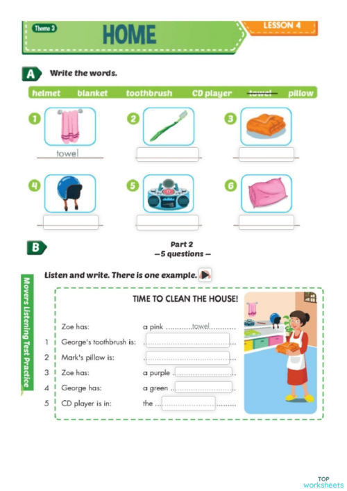 Grade 3 homework week 10 theme 3 lessons 45. Interactive worksheet ...