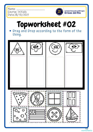 Basic Shapes: initials Circle, square, rectangle and triangle ...