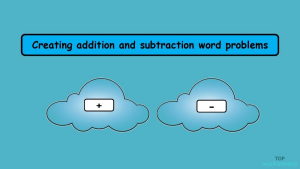 Creating addition and subtraction word problem. Interactive worksheet ...