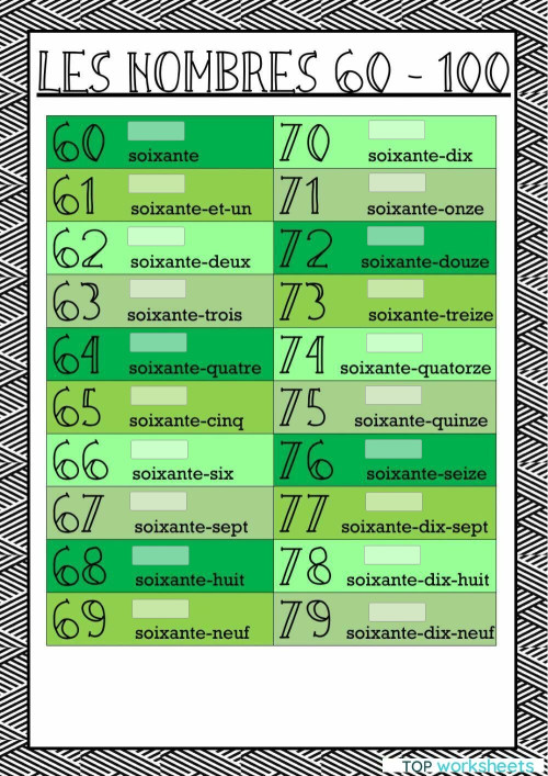 Autre: interactive worksheets and online exercises | TopWorksheets