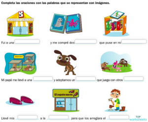 Fichas interactivas y ejercicios online en México | TopWorksheets