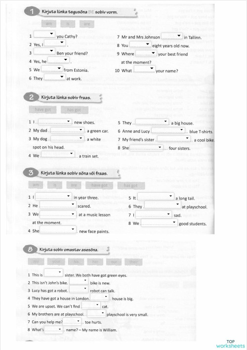 Grammar - Good at and Bad at. Interactive worksheet | TopWorksheets