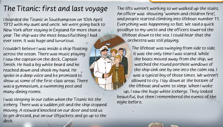 Titanic story. Interactive worksheet | TopWorksheets