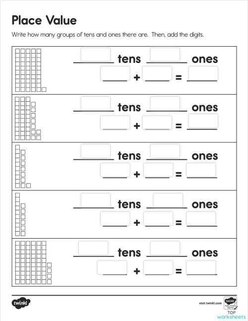 Place Value Practice 1. Interactive worksheet | TopWorksheets