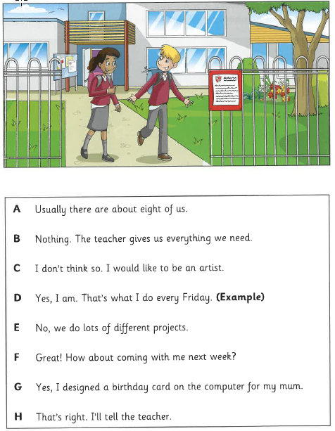 Flyers Test 1 Reading and Writing. Interactive worksheet | TopWorksheets