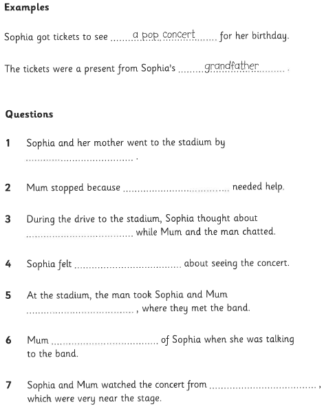 Flyers Test 1 Reading and Writing. Interactive worksheet | TopWorksheets