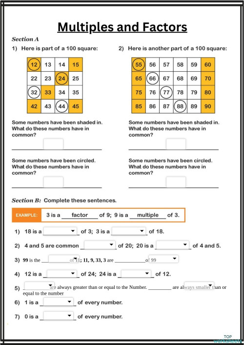 A1U4 Practice 4. Interactive worksheet | TopWorksheets
