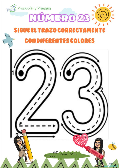 Tarea Número 23. Ficha interactiva | TopWorksheets