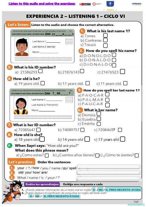 Spelling: interactive worksheets and online exercises | TopWorksheets